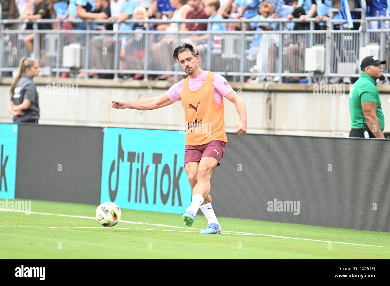 August 3, 2024: Manchester City midfielder Jack Grealish (10) before ...