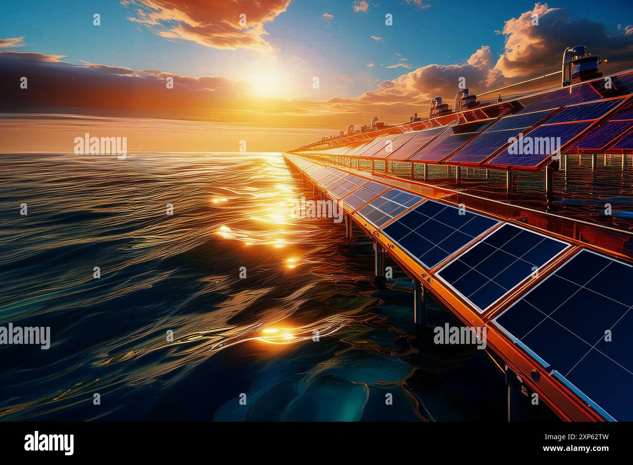 Water based solar energy hi-res stock photography and images - Alamy