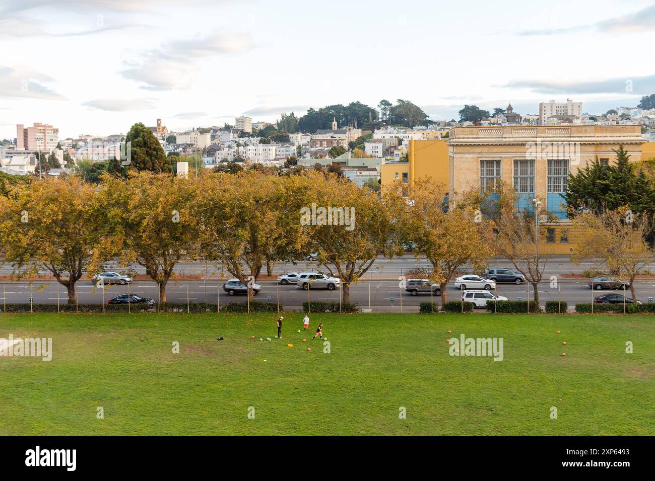 Gateway High School facade San Francisco, California Stock Photo - Alamy