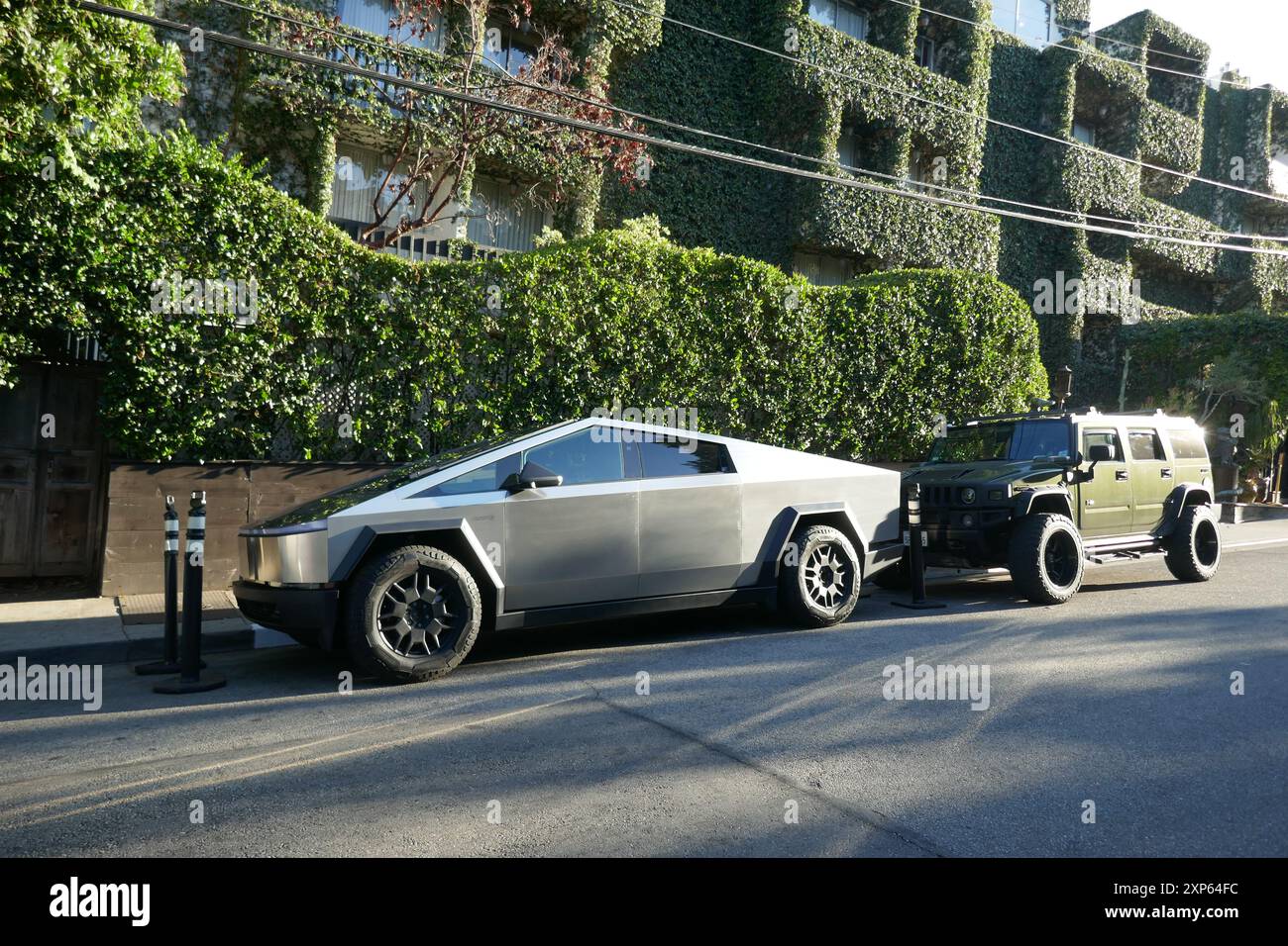 Los Angeles, California, USA 3rd August 2024 Tesla Cybertruck and ...