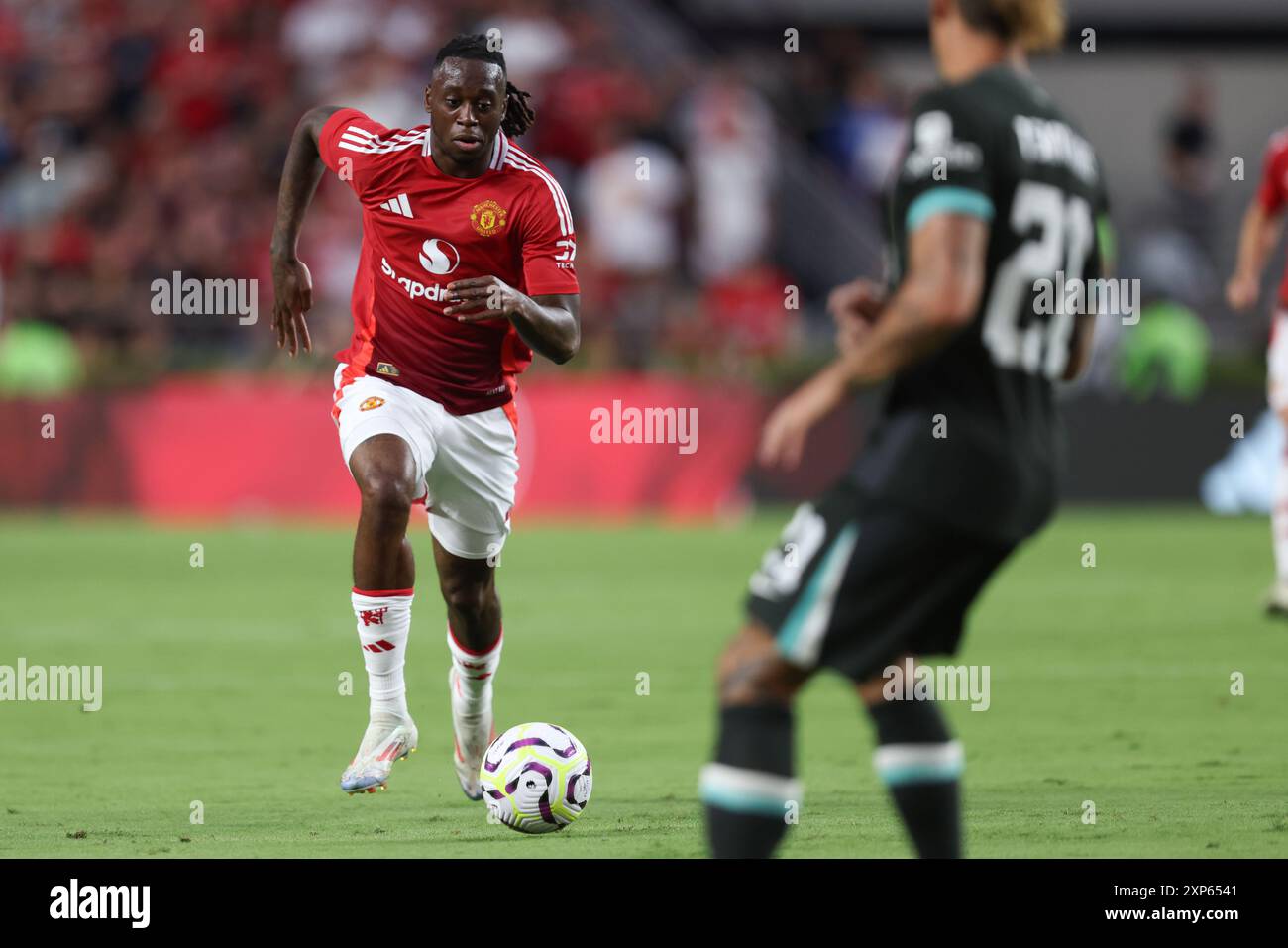 August 3, 2024: Manchester United defender Aaron Wan-Bissaka (29 ...