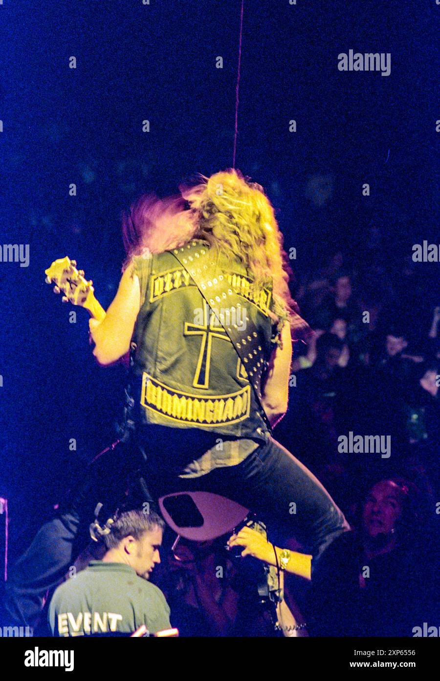 Zakk Wylde performing with Ozzy Osbourne in Milwaukee, Wisconsin in ...