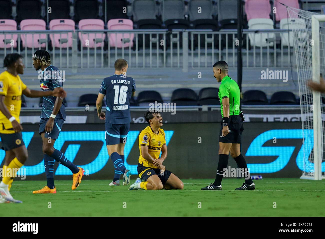 Fort Lauderdale, USA, 8th August, 2024 Wolverhampton Wanderers v RB ...