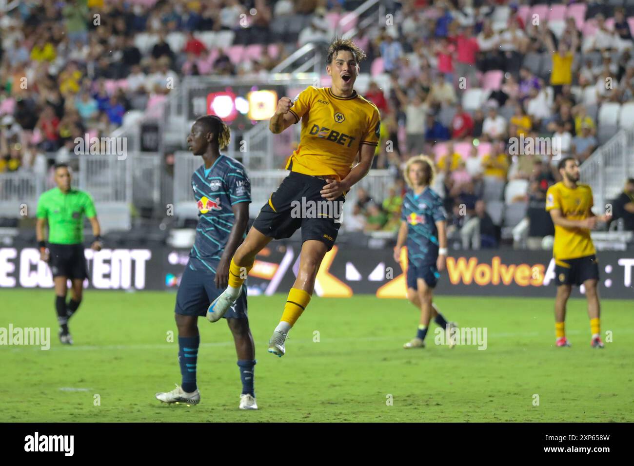 Fort Lauderdale, USA, 8th August, 2024 Wolverhampton Wanderers v RB ...