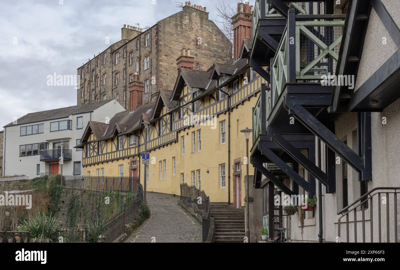 Edinburgh, Scotland - Jan 16, 2024 - Hawthorn Buildings is a ...