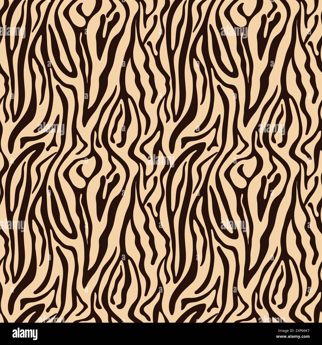 Zebra vector seamless pattern. Abstract decorative zebra, tiger animals ...
