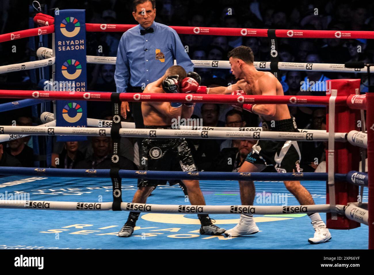 August 3, 2024, Los Angeles, California, USA: Action between WBA super ...