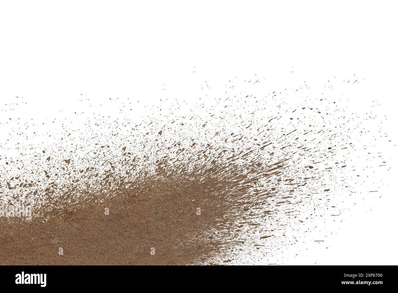 mud isolated on white background Stock Photo - Alamy