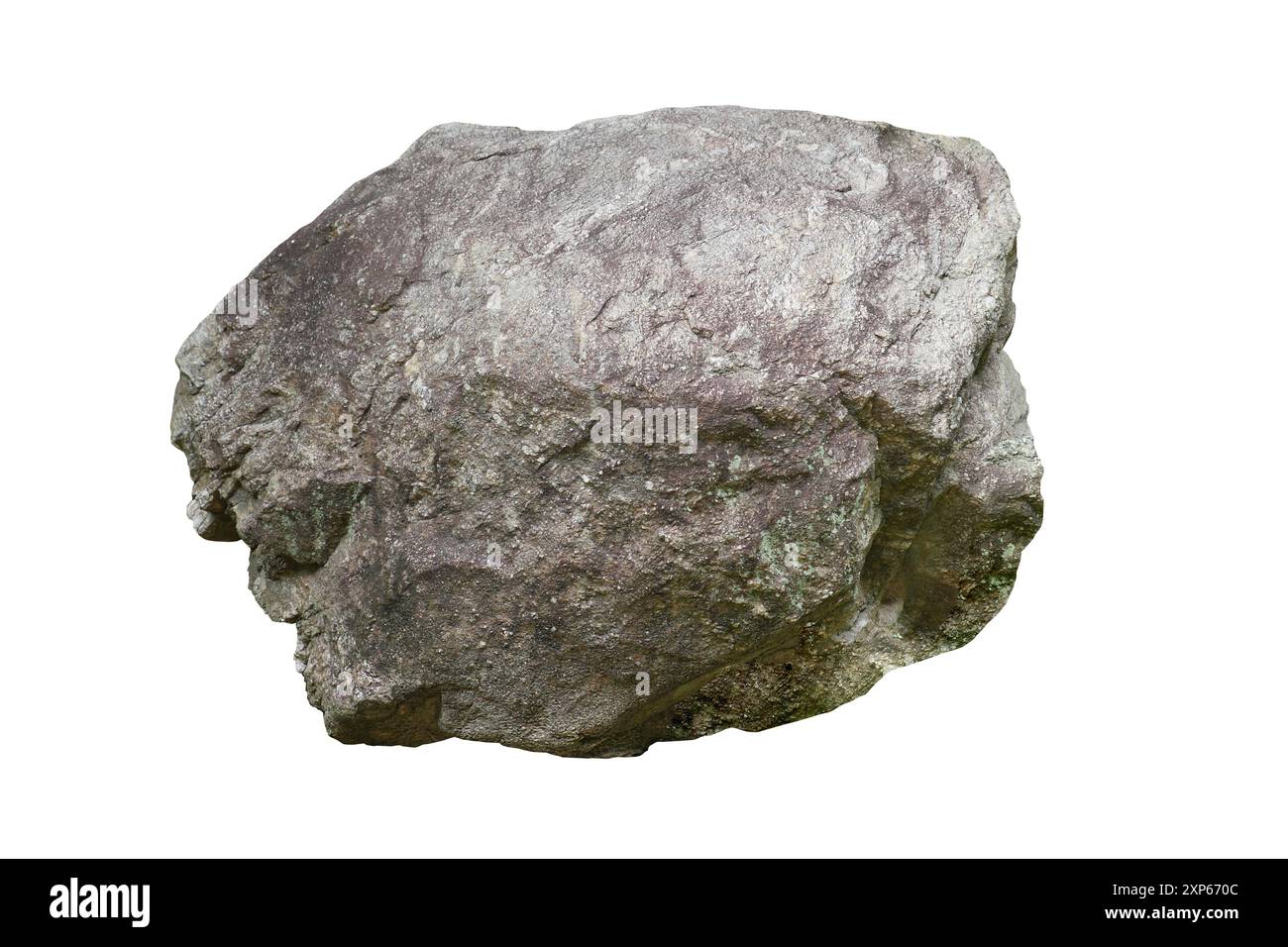 rock isolated on white background Stock Photo - Alamy