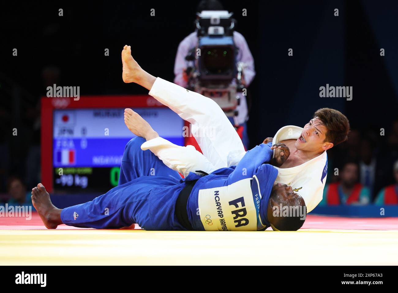 Paris, France. 3rd Aug, 2024. Sanshiro Murao (JPN) Judo : Mixed Team ...