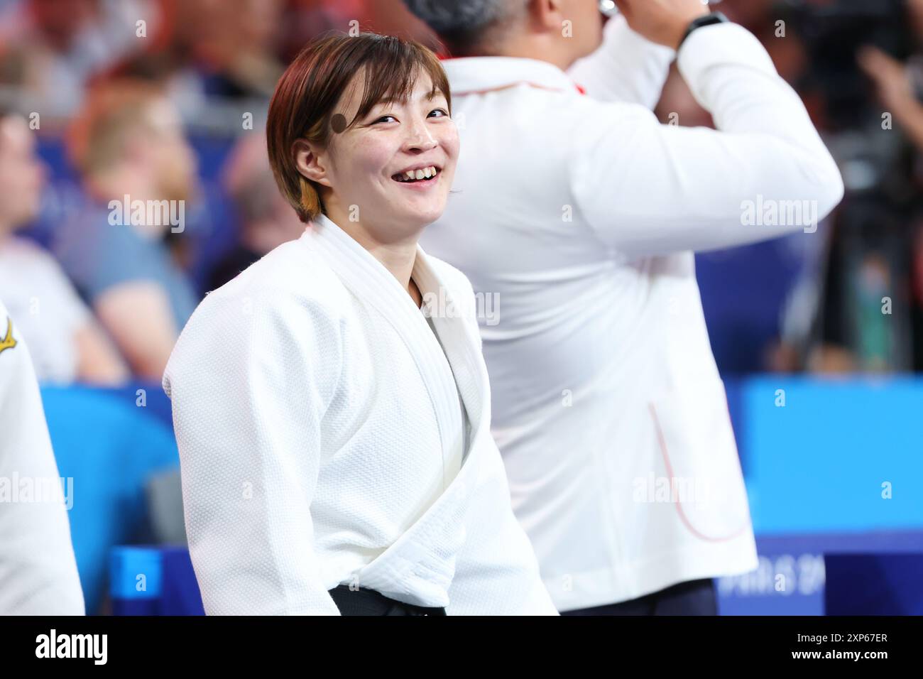 Paris, France. 3rd Aug, 2024. Natsumi Tsunoda (JPN) Judo : Mixed Team ...