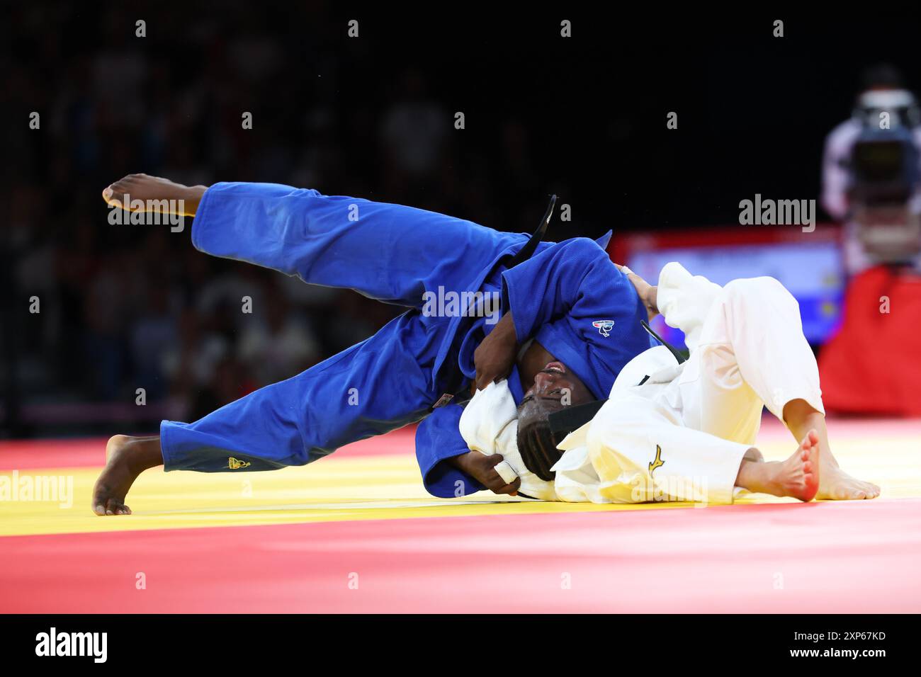 Paris, France. 3rd Aug, 2024. (L-R) Joan-Benjamin Gaba (FRA), Hifumi ...