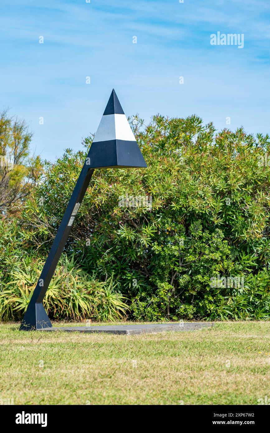Geodetic survey markers in the north island of new zealand hi-res stock ...