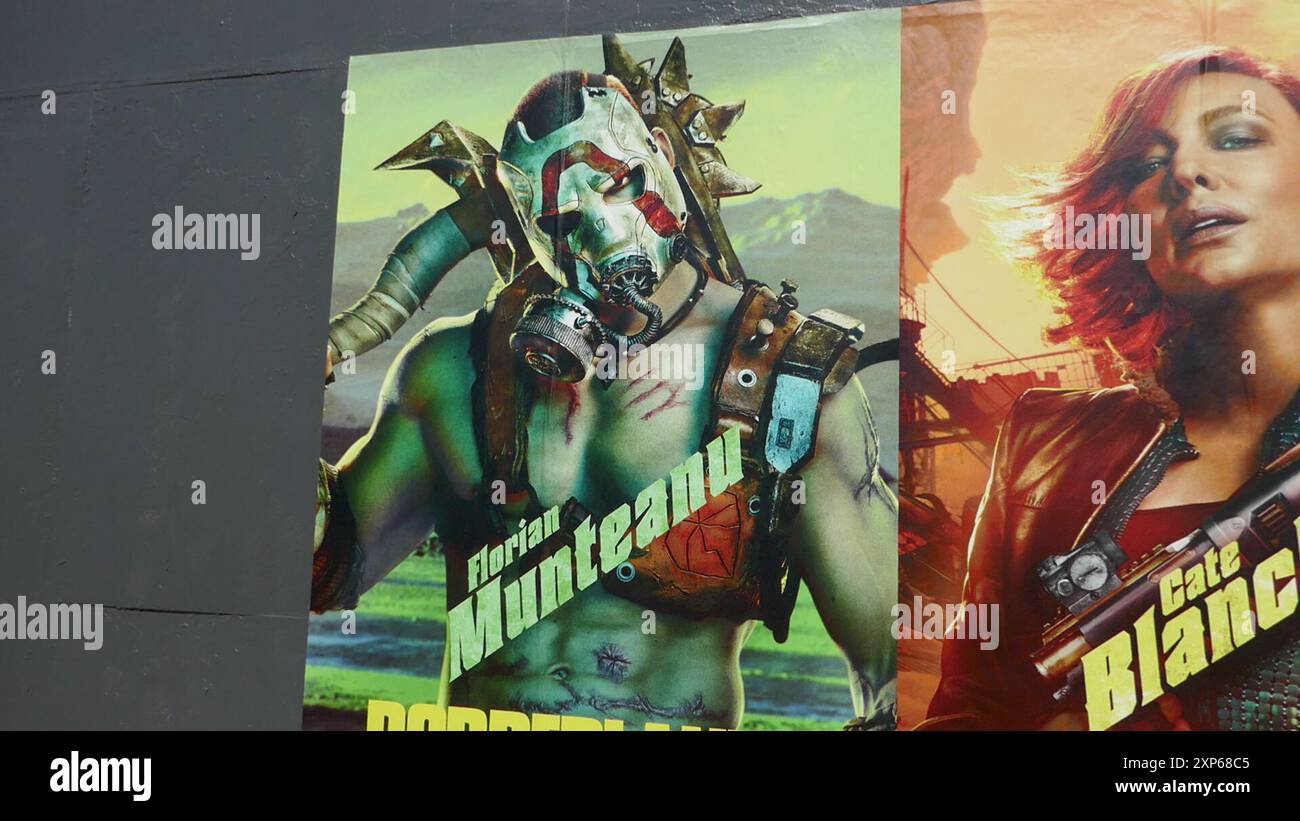 Los Angeles, California, USA 2nd August 2024 Borderlands Posters ...