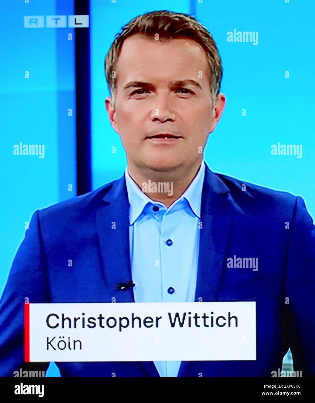 Christopher Wittich Köln - RTL Moderator - hier am 30.07.2024 ...