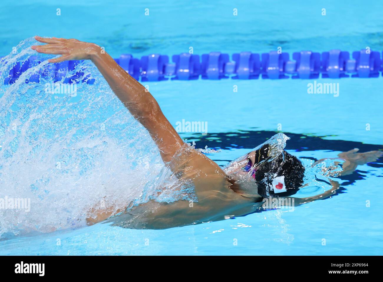 Nanterre, France. 3rd Aug, 2024. Riku Matsuyama (JPN) Swimming : 4x100m ...