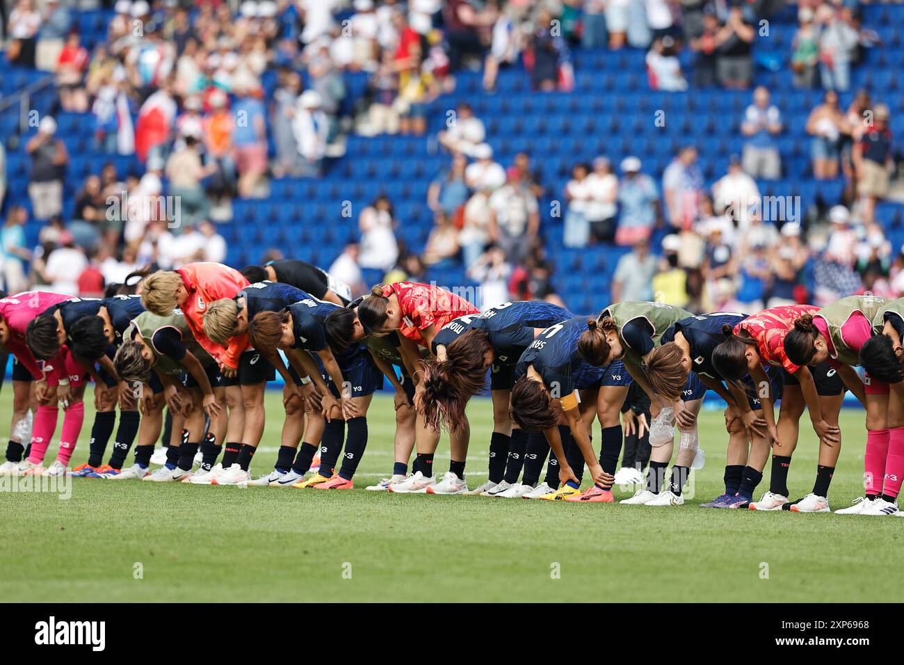 Paris, France. 3rd Aug, 2024. Japan team group (JPN) Football/Soccer ...
