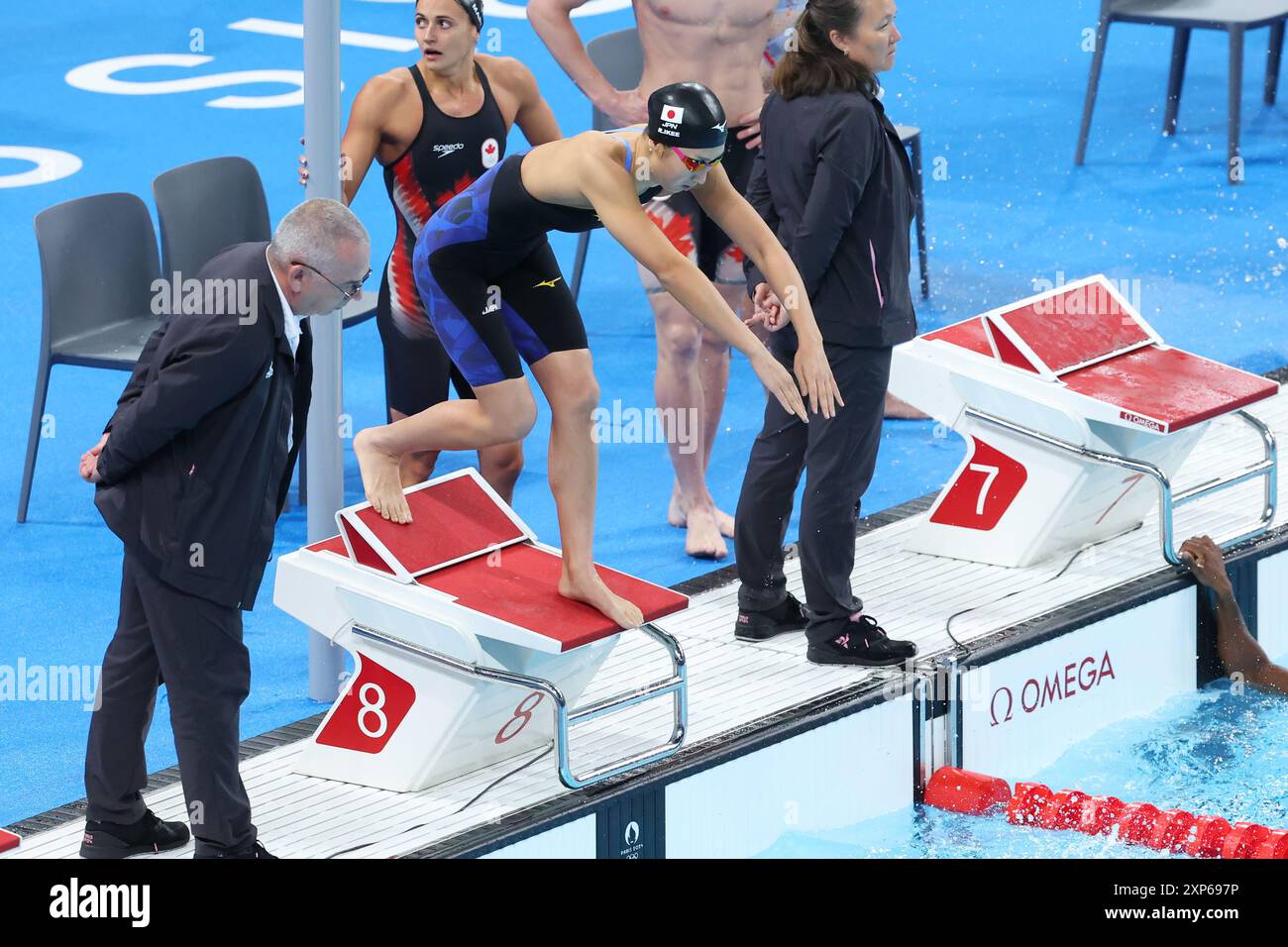 Nanterre, France. 3rd Aug, 2024. Rikako Ikee (JPN) Swimming : 4x100m ...