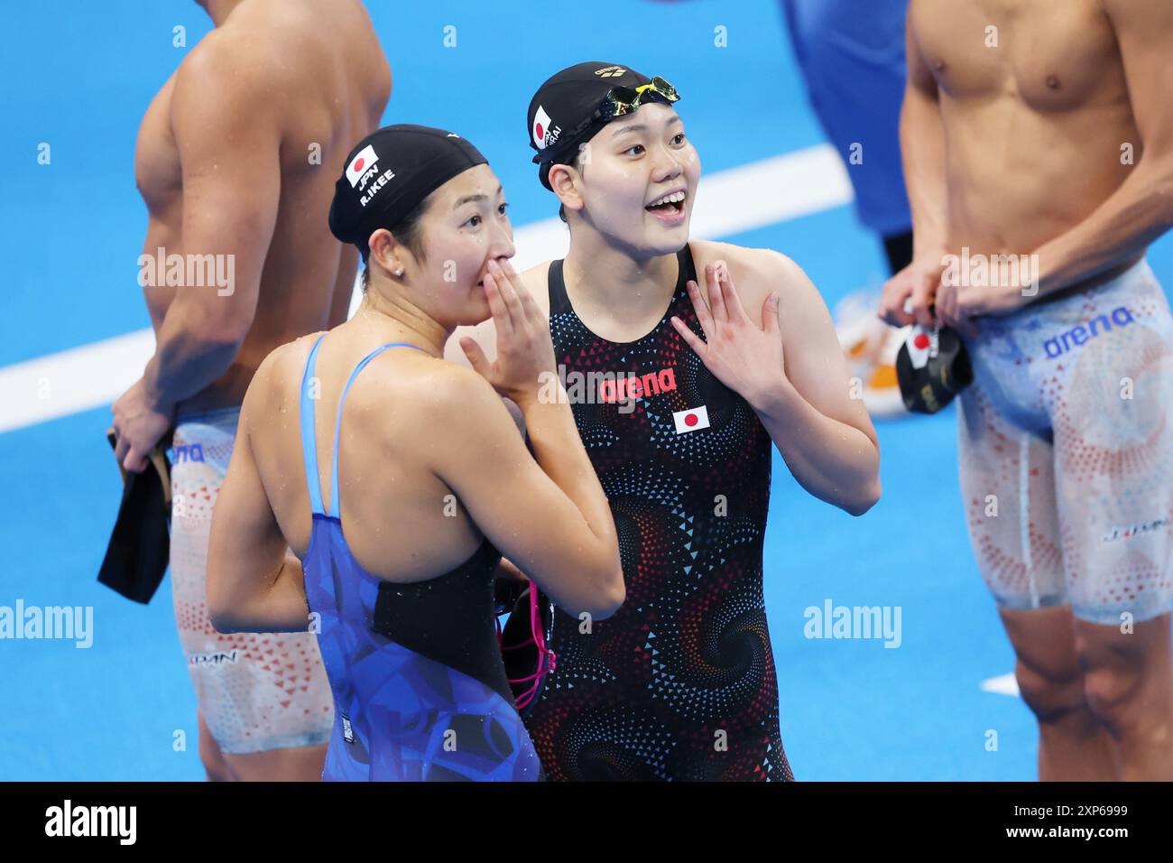 Nanterre, France. 3rd Aug, 2024. Rikako Ikee (JPN), Mizuki Hirai (JPN ...
