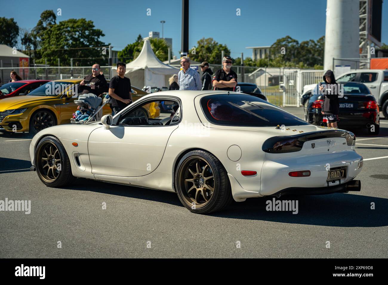 Gold Coast, QLD, Australia - Custom modified classic Mazda RX7 Stock ...