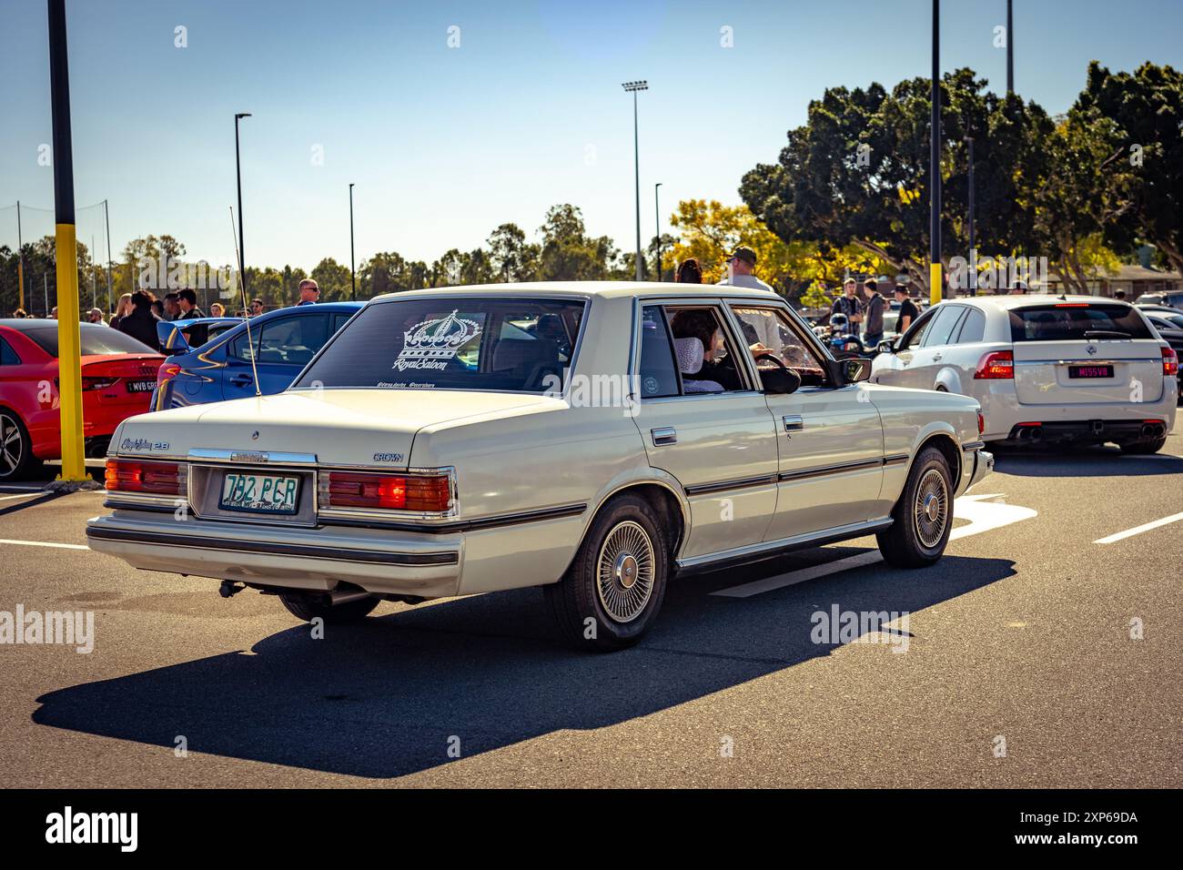Gold Coast, QLD, Australia - Classic Toyota Crown car Stock Photo - Alamy