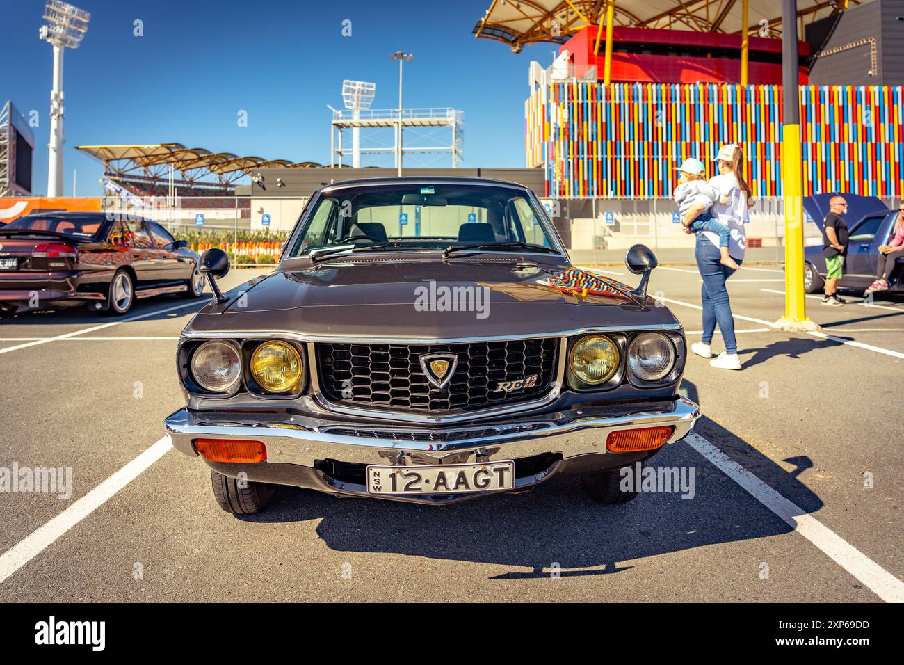 Gold Coast, QLD, Australia - Classic 1970s Mazda RX3 Stock Photo - Alamy