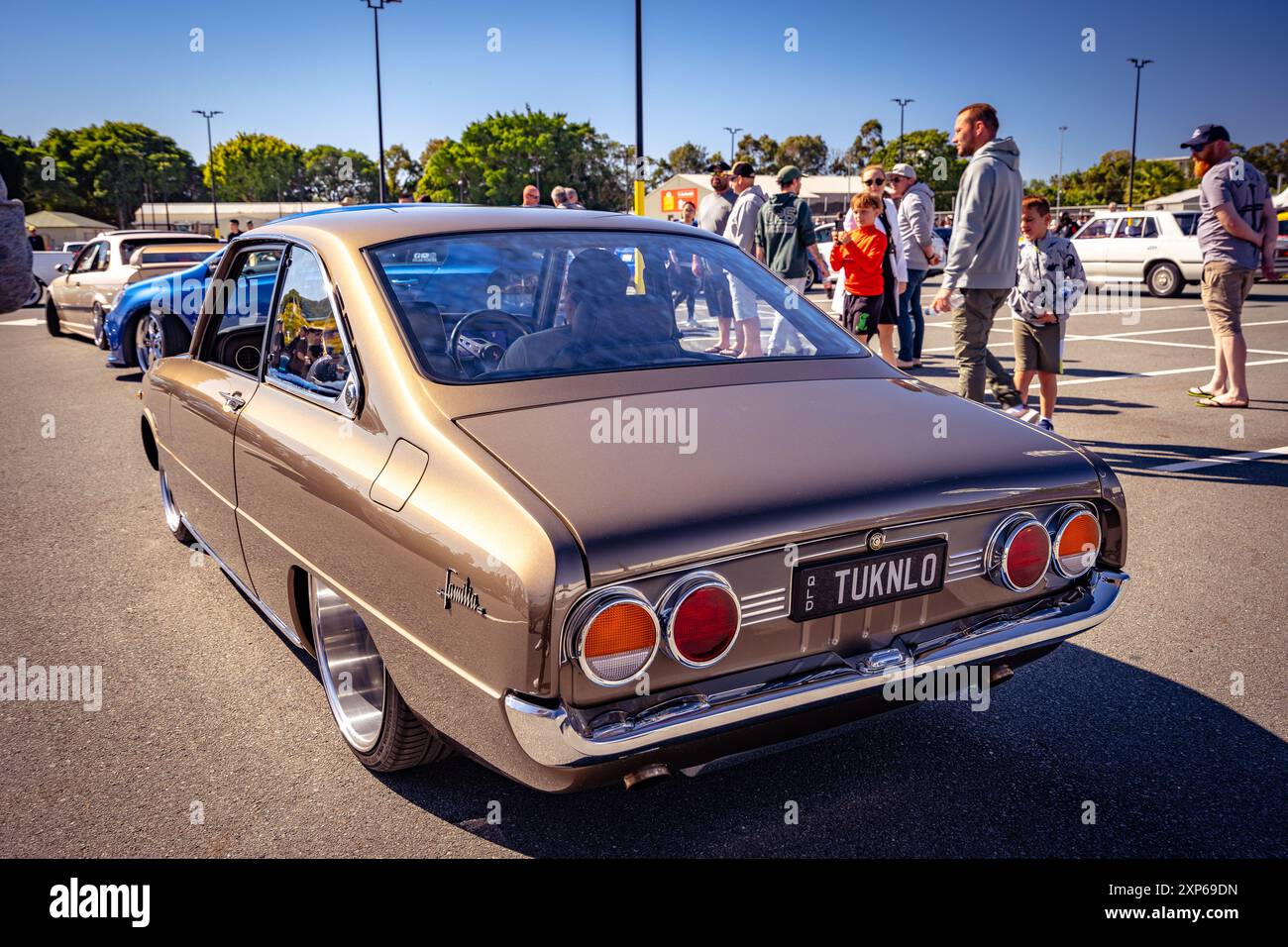 Gold Coast, QLD, Australia - Custom modified classic Mazda R100 Stock Photo - Alamy