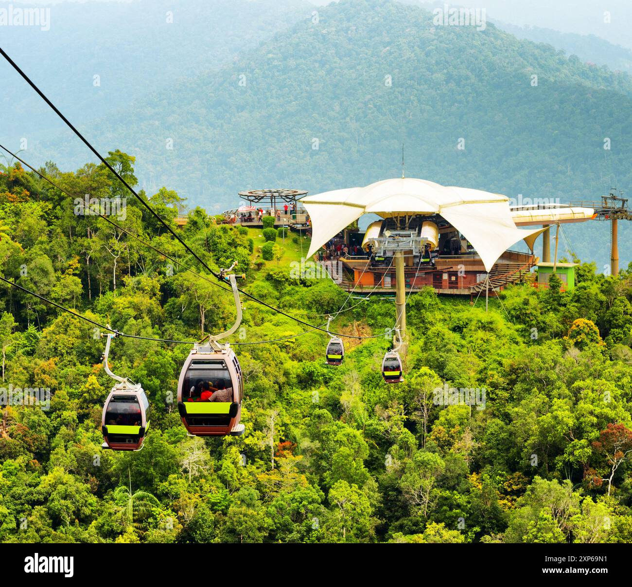 Cable car on Langkawi Island, Malaysia Stock Photo - Alamy