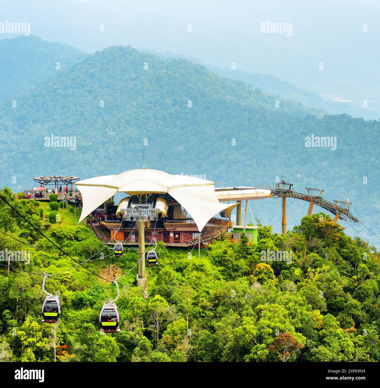 Cable car on Langkawi Island, Malaysia Stock Photo - Alamy