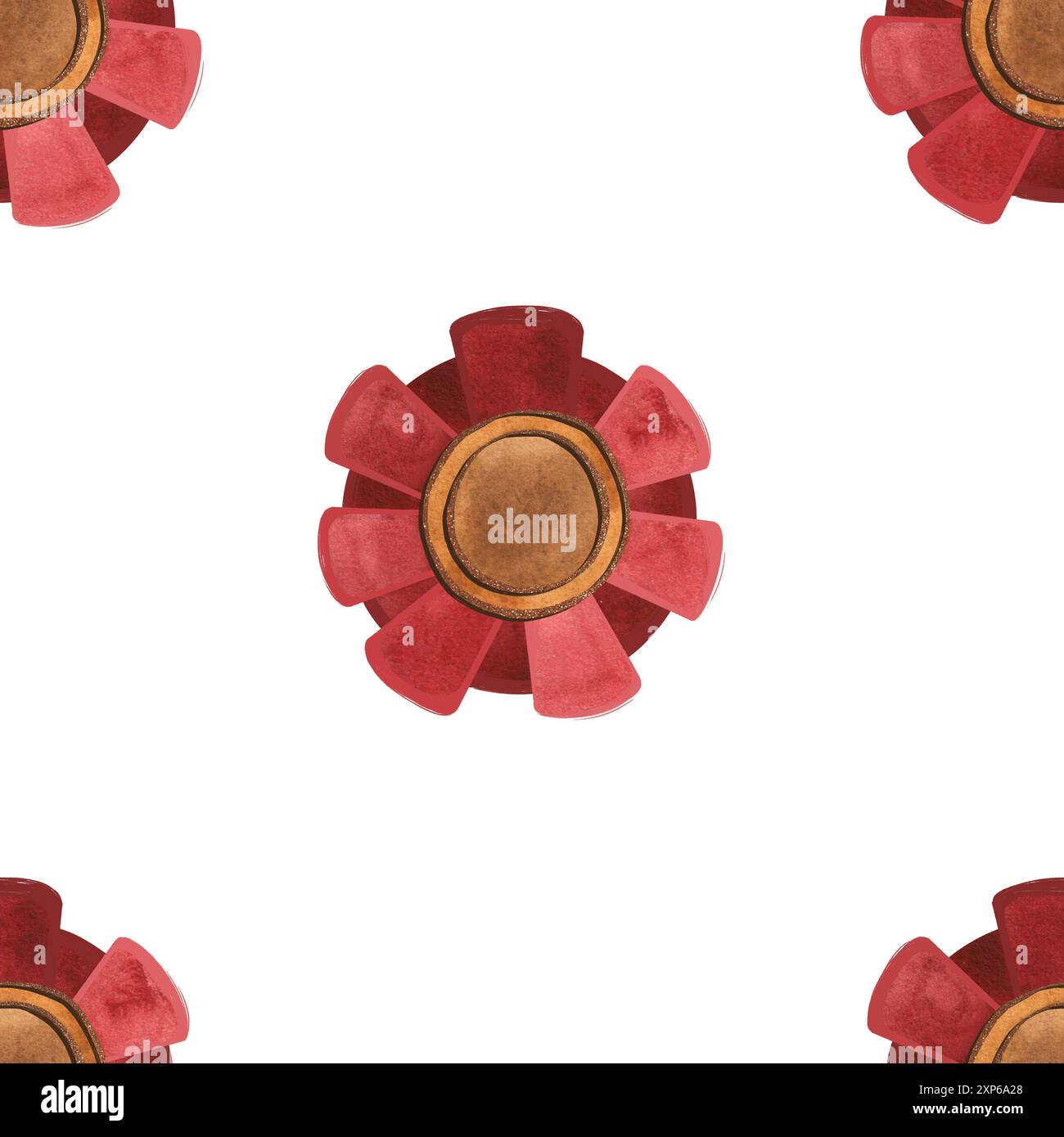 Competition winner prize: seamless pattern with sparkling cups and ...