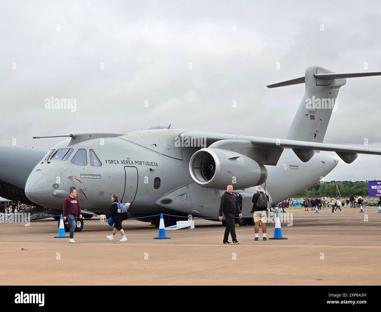 Portuguese Embraer KC-390 on static display at RIAT 2024, Fairford, UK ...
