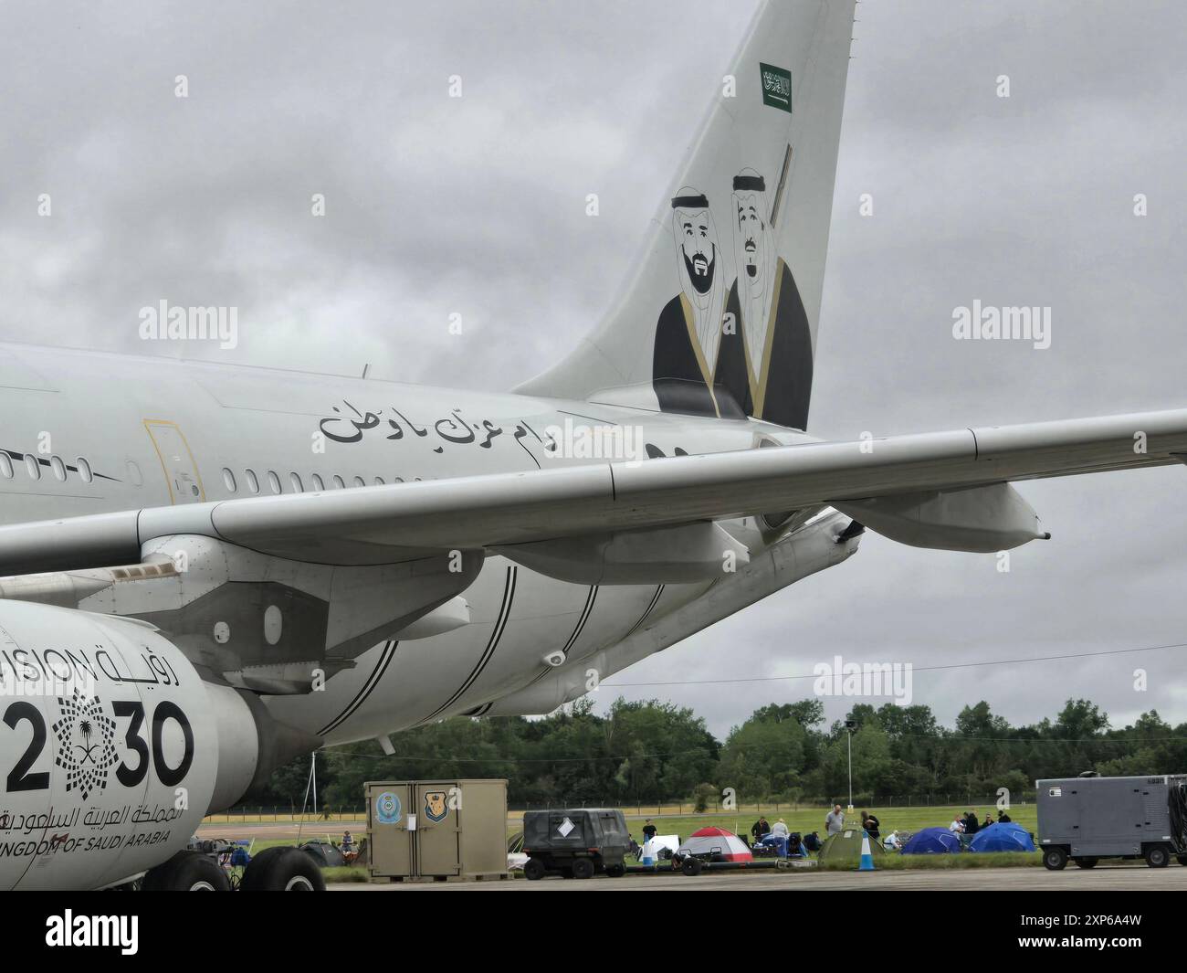 RAF Fairford, UK. 20 July 2024. Saudi Airbus A330 Multi Role Tanker ...