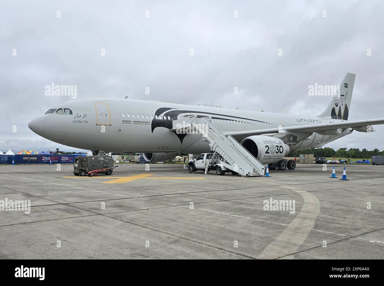 RAF Fairford, UK. 20 July 2024. Saudi Airbus A330 Multi Role Tanker ...