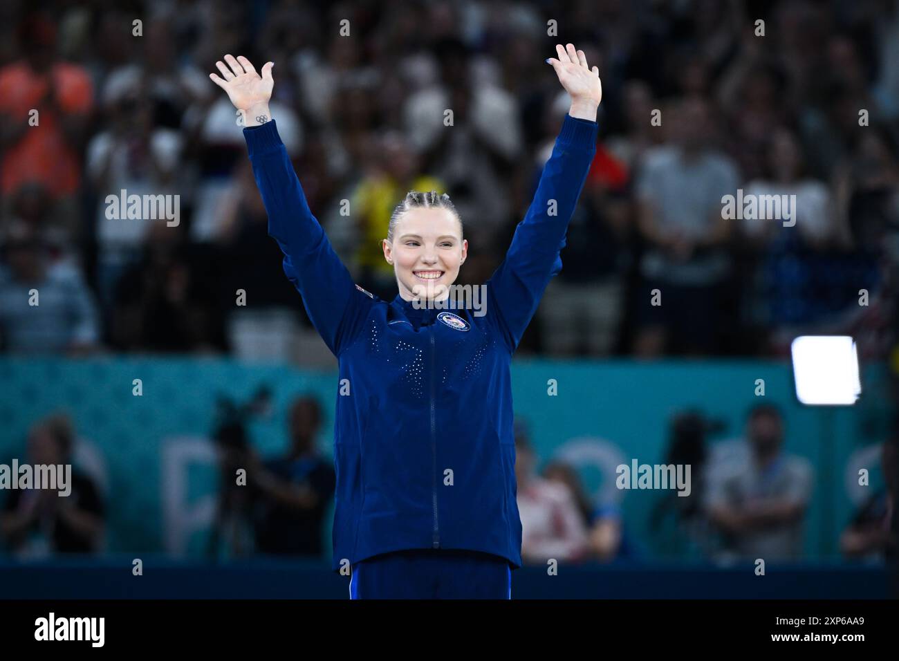 Paris, France. 3rd Aug 2024. Jade Carey ( USA ) Bronze medal, Artistic ...