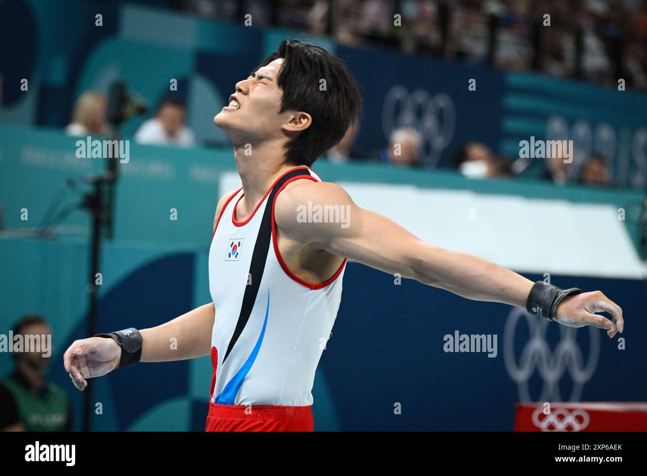 Paris, France. 3rd Aug 2024. HUR Woong ( KOR ), Artistic Gymnastics ...
