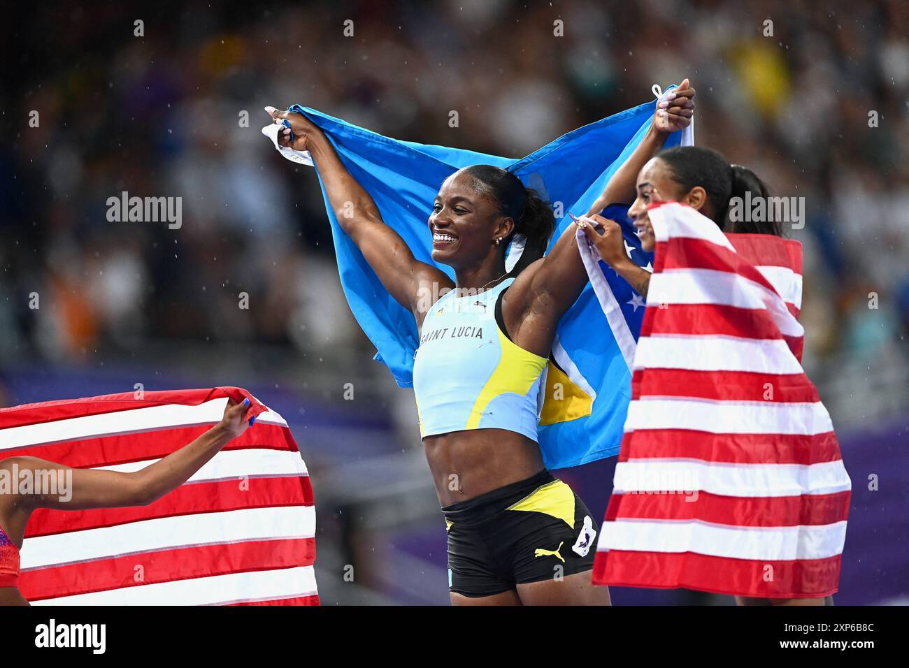 Alfred 100m final paris hi-res stock photography and images - Alamy