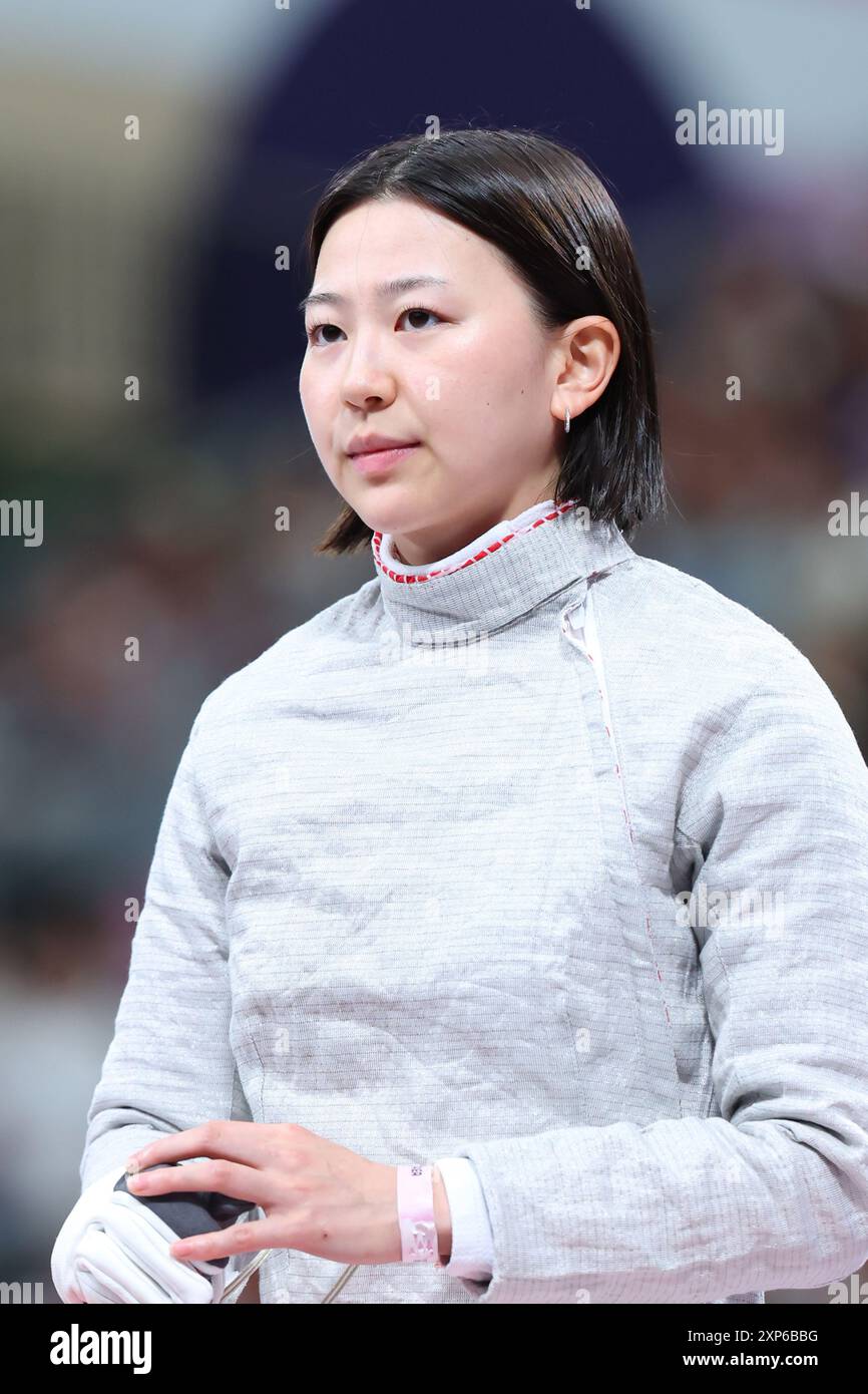 Paris, France. 3rd Aug, 2024. Risa Takashima (JPN) Fencing : Women's ...