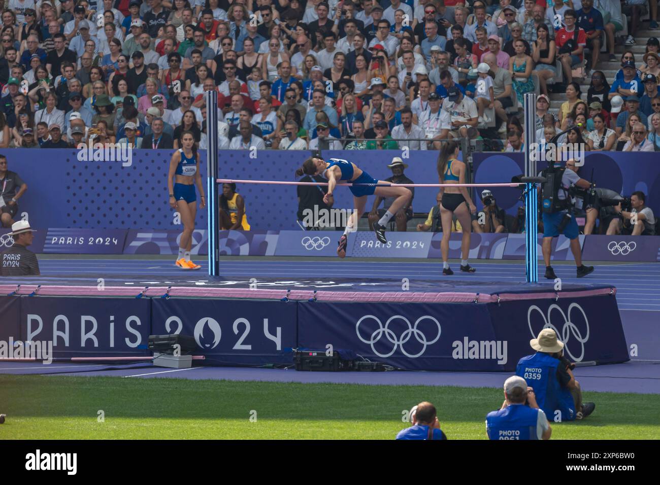 Paris, France - 08 02 2024: Olympic Games Paris 2024. View of women's ...