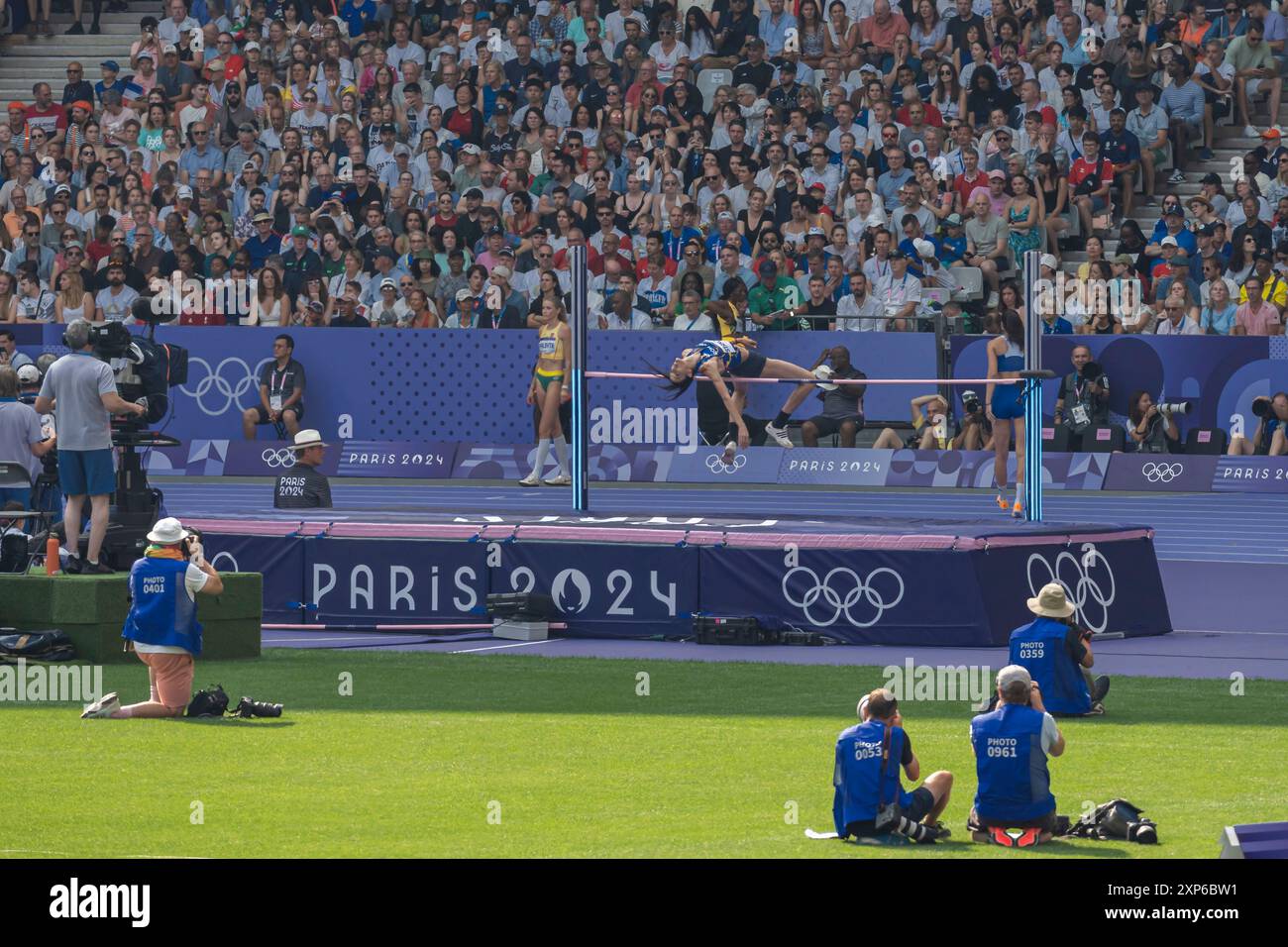 Paris, France - 08 02 2024: Olympic Games Paris 2024. View of women's ...