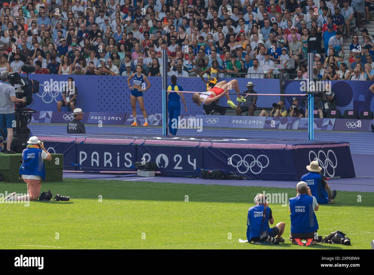 Paris, France - 08 02 2024: Olympic Games Paris 2024. View of women's ...