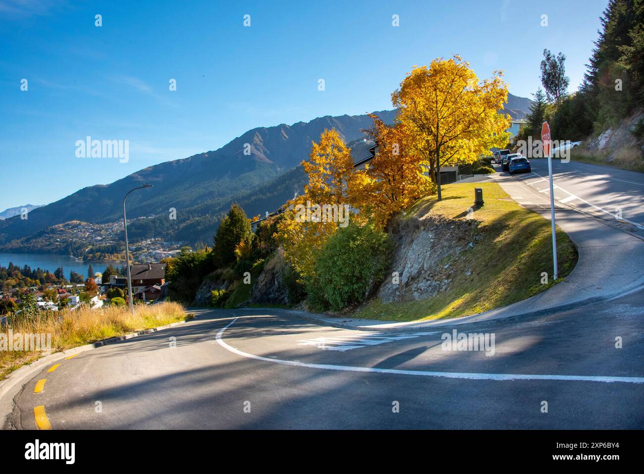 Autumn in Queenstown - New Zealand Stock Photo - Alamy