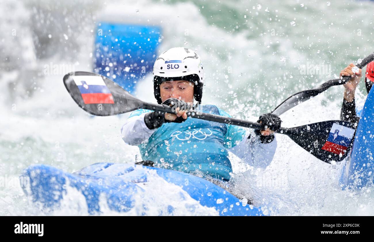Paris, France. 03rd Aug, 2024. Paris 2024 Olympic Games. Kayak Cross ...