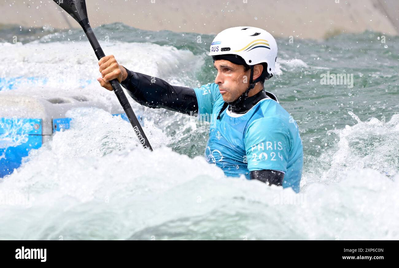 Paris, France. 03rd Aug, 2024. Paris 2024 Olympic Games. Kayak Cross ...