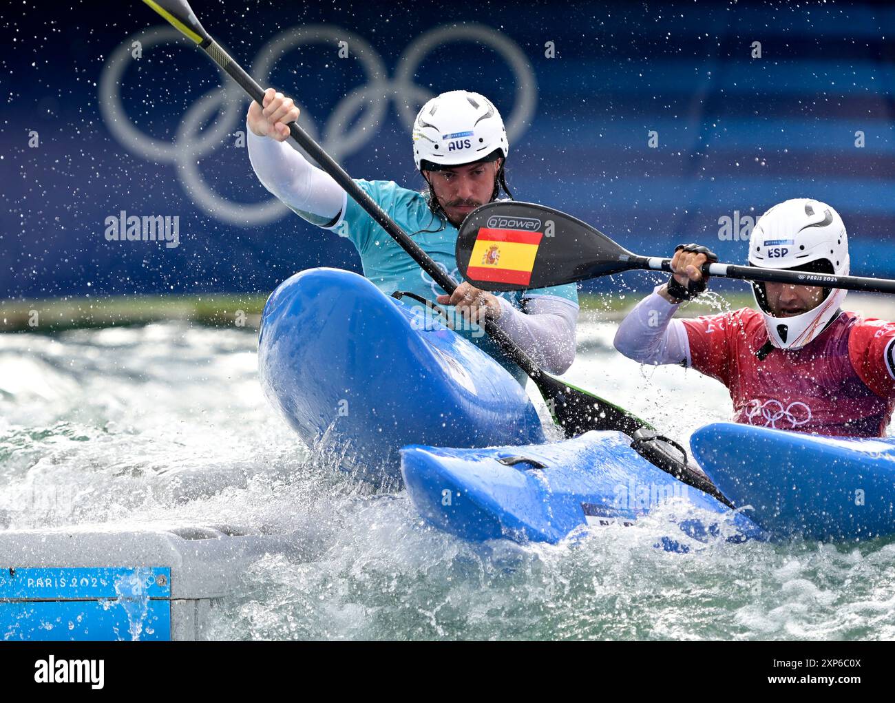 Paris, France. 03rd Aug, 2024. Paris 2024 Olympic Games. Kayak Cross ...