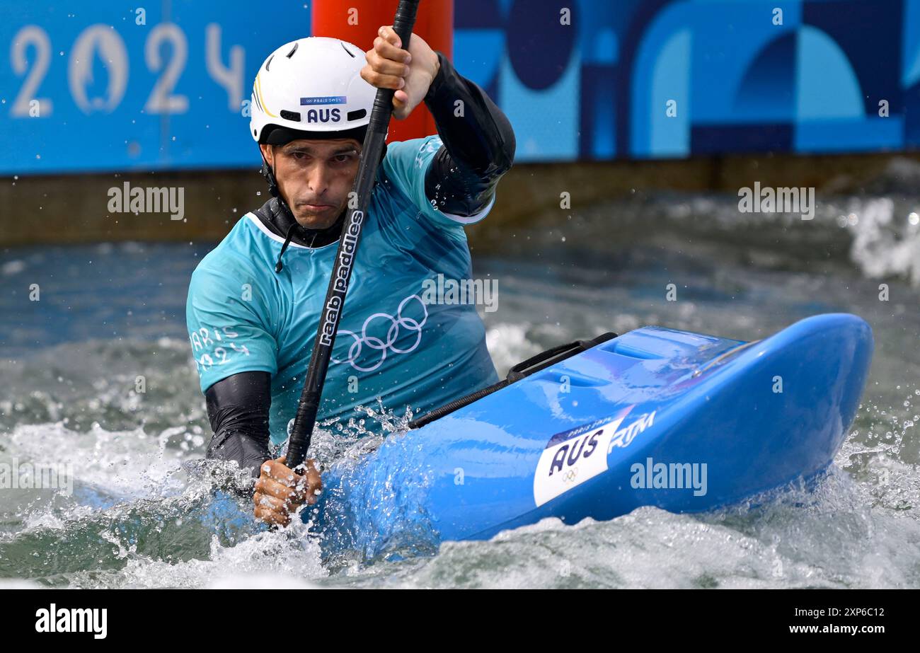 Paris, France. 03rd Aug, 2024. Paris 2024 Olympic Games. Kayak Cross ...