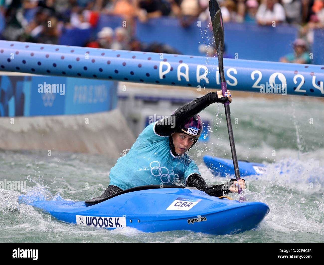 Paris, France. 03rd Aug, 2024. Paris 2024 Olympic Games. Kayak Cross ...