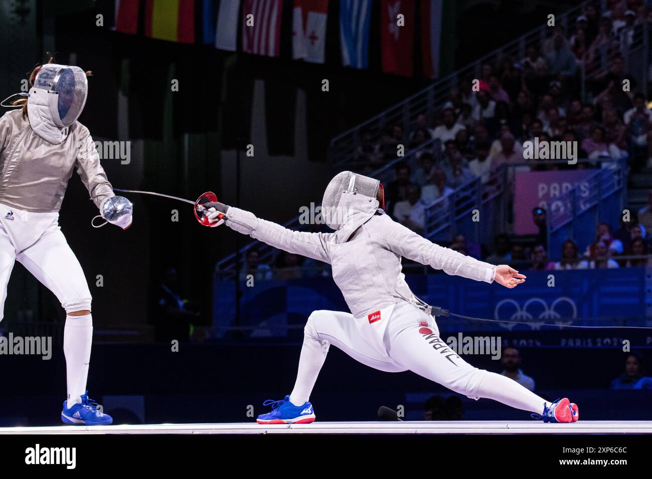 Paris, France. 3rd Aug 2024. Seri Ozaki (JPN), Fencing, Women's Sabre ...