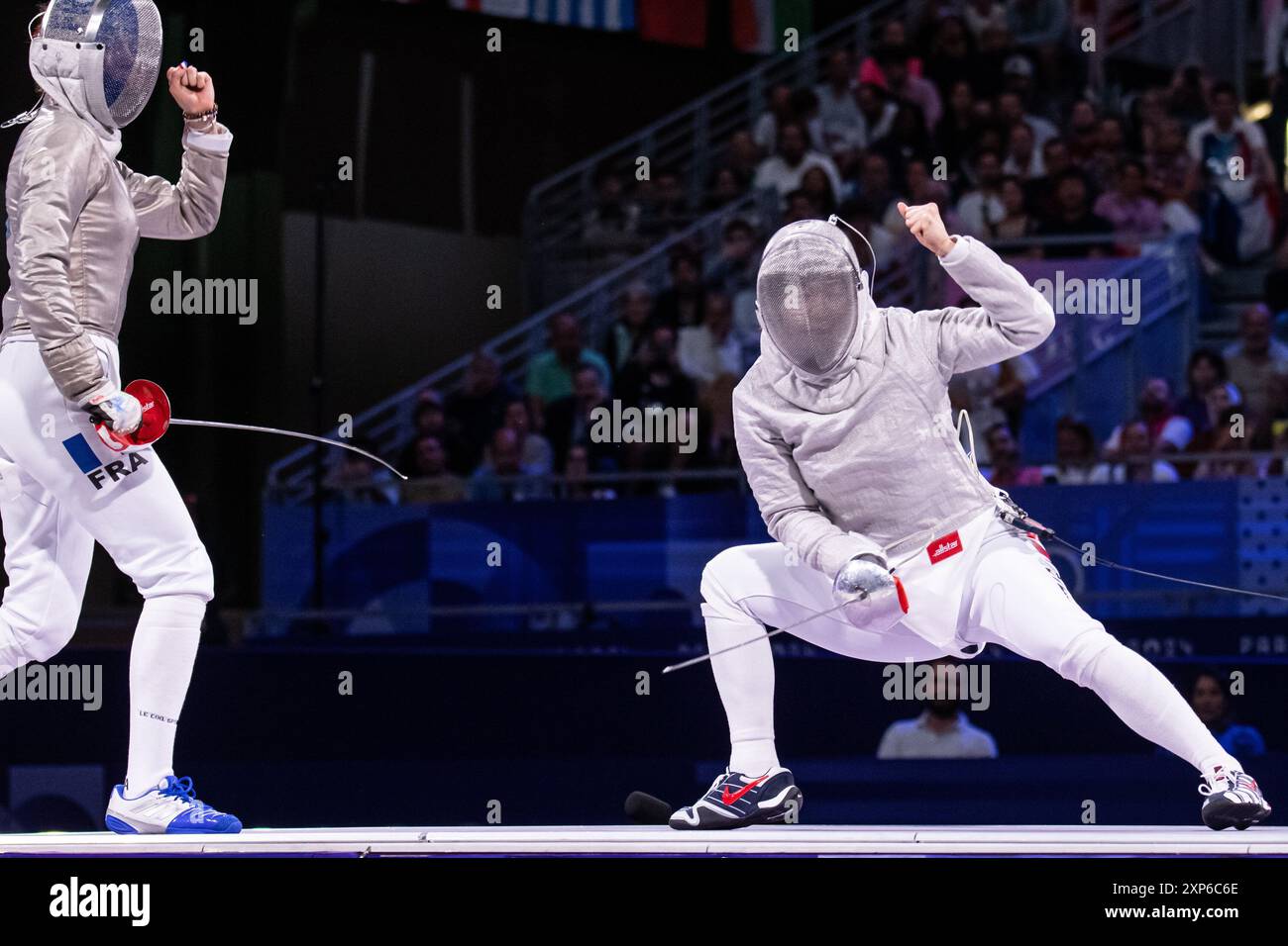 Paris, France. 3rd Aug 2024. Risa Takashima (JPN), Fencing, Women's ...