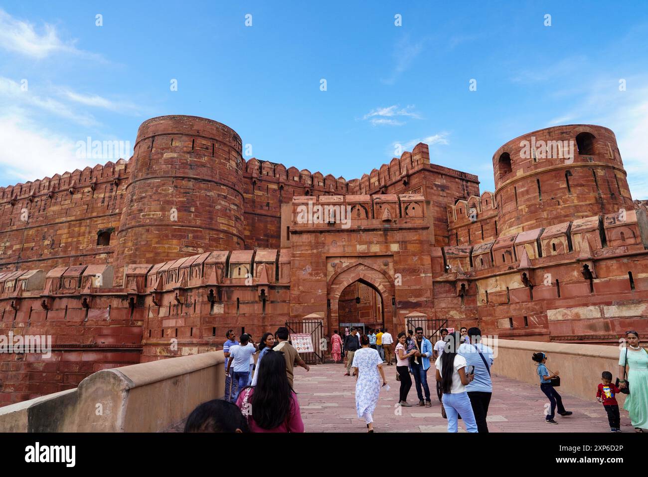 Agra. 3rd Aug, 2024. This photo taken on Aug. 3, 2024 shows a view at ...