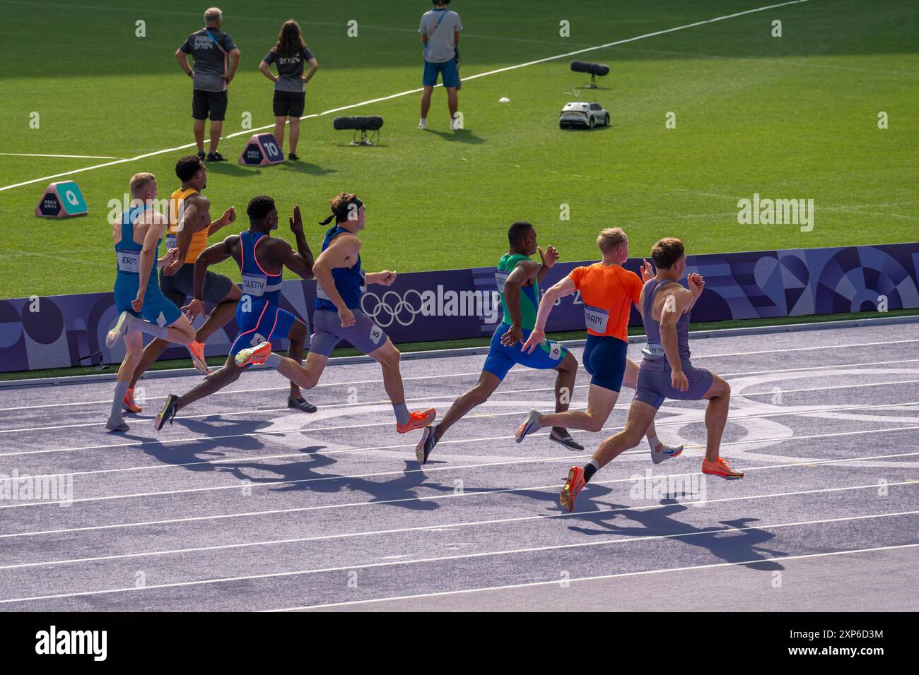 Paris, France - 08 02 2024: Olympic Games Paris 2024. View of men's ...